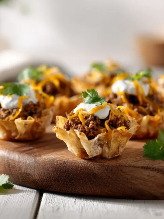 Taco Ranch Bites | Easy Phyllo Party Appetizer